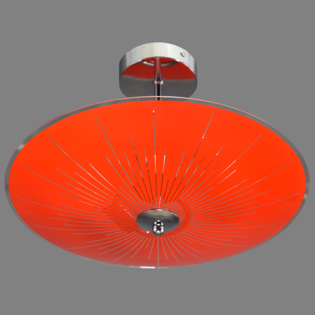 1960s-1970s Mid-Century semi-flush/fixed ceiling light – it's a light ...